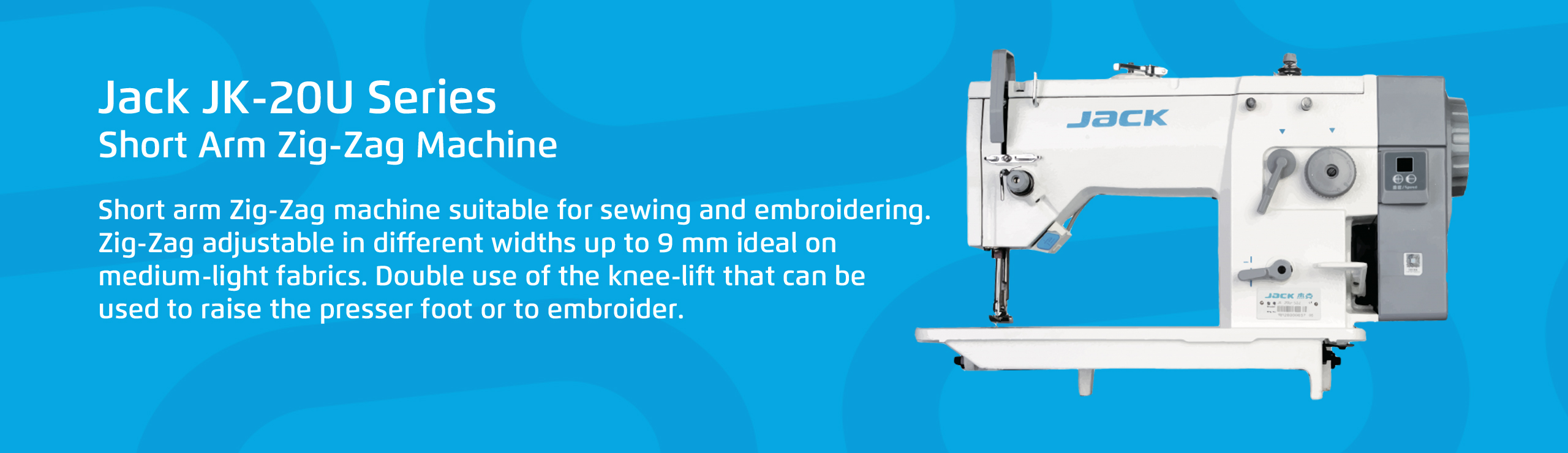 Jack Homepage | Jack Industrial Sewing Machines UK